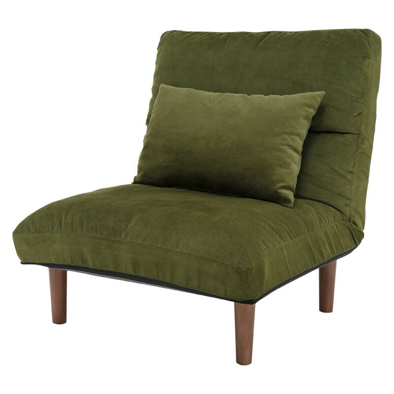 レビューを書いて　緑花堂5％OFFクーポンGET！ レビューを書いたらメールでお知らせくださいね ワイド座面のうえ肘がないのでさらに広々くつろげるソファです。背面リクライニング機能付き ●商品名ソファ グリーン[THU3000000376]...