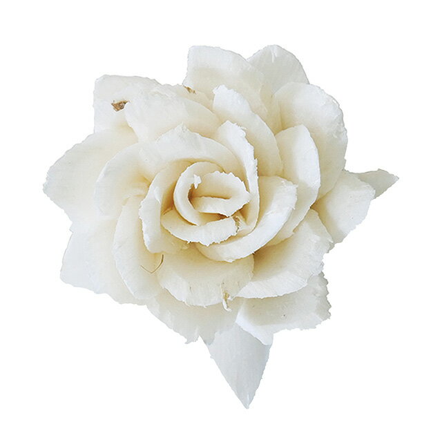 ドライフラワー　ナチュラル素材　ハンドメイドフラワー 商品名:ソラ　ロータスローズ　M 商品番号:TDLYF138141 カラー：白 素材：天然素材 商品仕様：約花径4〜5cm 入数：8輪 ドライフラワー ナチュラル素材 ハンドメイド フラ...