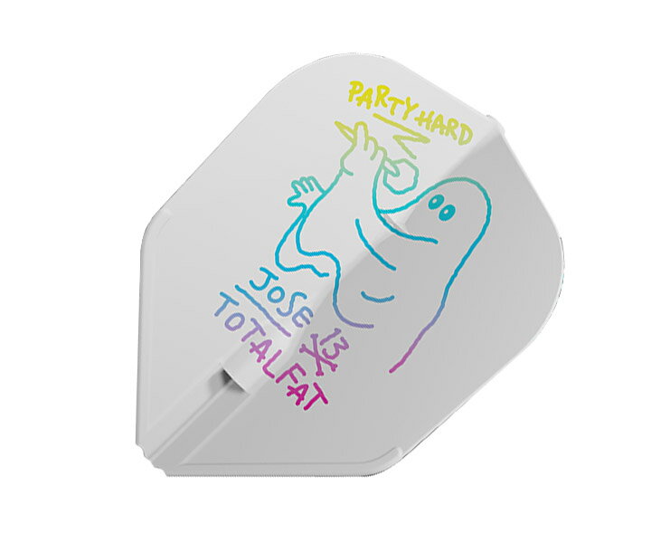 ■商品説明DYNASTY×L-Flight EZ Jose Model Ver.2TOTALFAT Joseさんとのコラボレーションフライト第二弾が発売となります。一体成型フライト「L-Flight」がシャンパンリングとも一体となりました！...