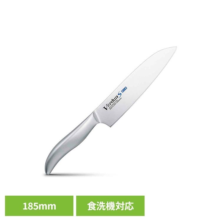刀身が長い牛刀包丁、大きくて幅広い肉や野菜カットに便利。切れ味鋭く、ハンドルは丸みがあり、握りやすい。燕三条の職人による研削・水砥刃付けした刃先は、その薄さで鋭い切り込みを実現。ステンレス一体成形で継ぎ目がなく、洗いやすく衛生的です。ハンド...