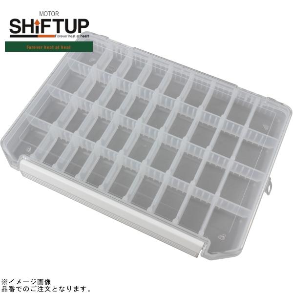 ■商品情報 ジェット類の持ち運び、仕分けに便利なジェットケースです。 ◆36室タイプ ◆サイズ：幅260×奥行195×高さ27mm ◆クリアー ■ブランド：SHIFT UP(シフトアップ) ■品番：979999-SL ※商品の仕様/適合/数...