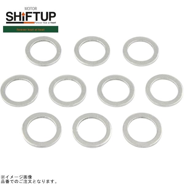 ■商品情報 アルミガスケット ◆M10用 ◆10枚入り ■ブランド：SHIFT UP(シフトアップ) ■品番：950023 ※商品の仕様/適合/数量/カラー等は、上記メーカー品番に準じます。 ※最新情報・最新適合等はメーカー公式HPをご確認...
