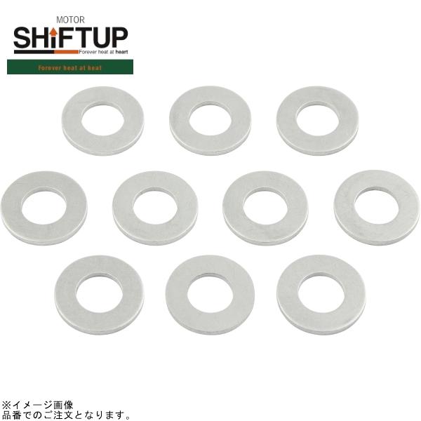 ■商品情報 オイルラインなどに使用する M6 アルミガスケットです ◆内径：M6 外径：12mm 厚さ：1mm ◆10枚入り ■ブランド：SHIFT UP(シフトアップ) ■品番：950025 ※商品の仕様/適合/数量/カラー等は、上記メー...