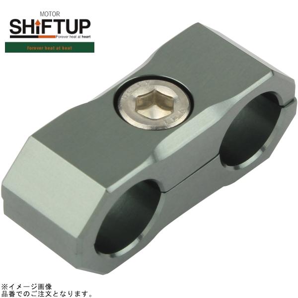 ■商品情報 アルミ削り出しのホースセパレーター ◆EARL'S ＃4ホース用/外径11mm対応 ◆内径6mm/外径12.5mm耐油ゴムホース対応 ◆アルミ削り出し/アルマイト仕上げ ◆日本製 ■ブランド：SHIFT UP(シフトアップ) ■...