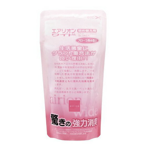 JANコード：4904530842580 お届け状況：約3〜7営業日（品切の際は取寄せ） 返品、不良交換について 花や天然アロマの芳香はそのまま残し、生活悪臭（トイレ、ペットなどのアンモニア臭、生ゴミの腐敗臭、汗の臭いなど）を消臭。 グラフ...