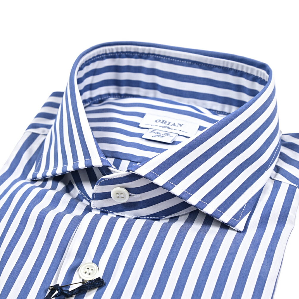 DETAIL商品データORIAN / オリアン名門シャツブランドGUY ROVER 出身のジャン・ガエターノ・オリアン氏が、1990年に北イタリア・ヴェネト州にあったシャツ工場を買い取り自身の名を冠したレーベルをスタート。「着る人の個性を際...