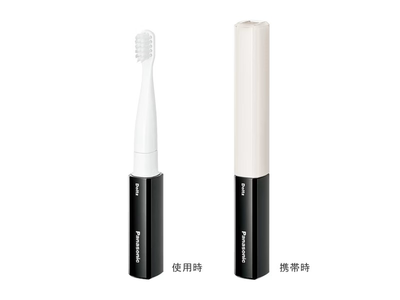 ランチのあとは、ポケットドルツ。 約16000ブラシストローク/分で音波振動する電動歯ブラシ ■毎分約16000ブラシストロークの音波振動で手磨きよりもツルツルの歯に 歯にフィットしやすく、すみずみまで磨きやすいダブルエッジ形状のブラシ ■...