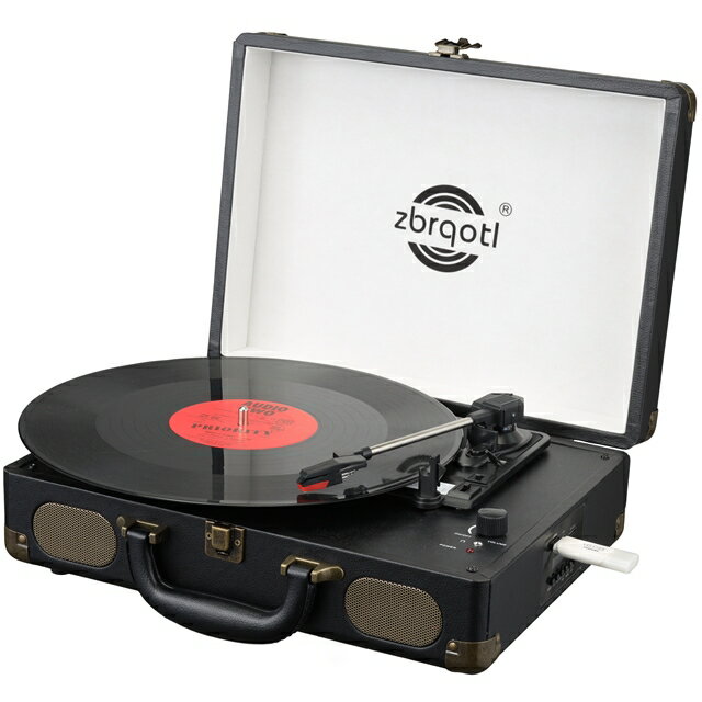 USBでも録音再生できるレコードプレーヤー。 アナログとデジタルの融合で音を楽しめます。 33/45/78回転レコードに対応。 5Wのステレオスピーカー2基内蔵。 ワイドFMラジオにも対応しています。 高音と低音の自動調整機能付き。 収納時...