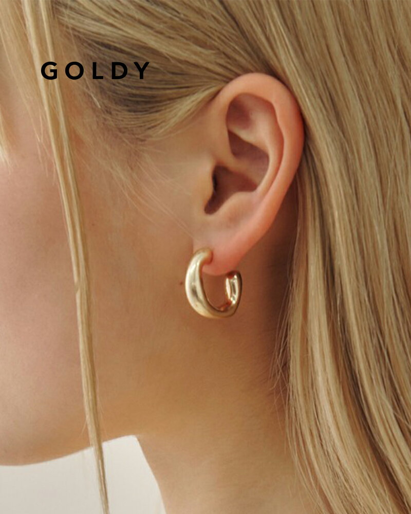 商品詳細 アイテム説明 ・ニュアンス感のあるラインが魅力のピアス ・どんなスタイルにもマッチするシンプルなデザイン ・程よいボリューム感で耳元のアクセントに ニュアンス感のあるラインでフープ風に仕上げたデザインは、 身に着けるだけで顔周りが...