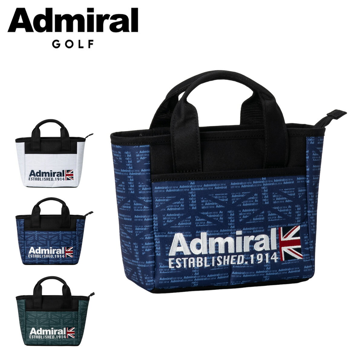 ITEM SPEC COLOR VARIATION ブランド：Admiral GOLF アドミラル ゴルフ UJモノグラムシリーズ。シンプルな形状と程よい大きさで使いやすい設計。正面と背面にアウトポケットを配置し、背面は2分割仕様で小物や携...