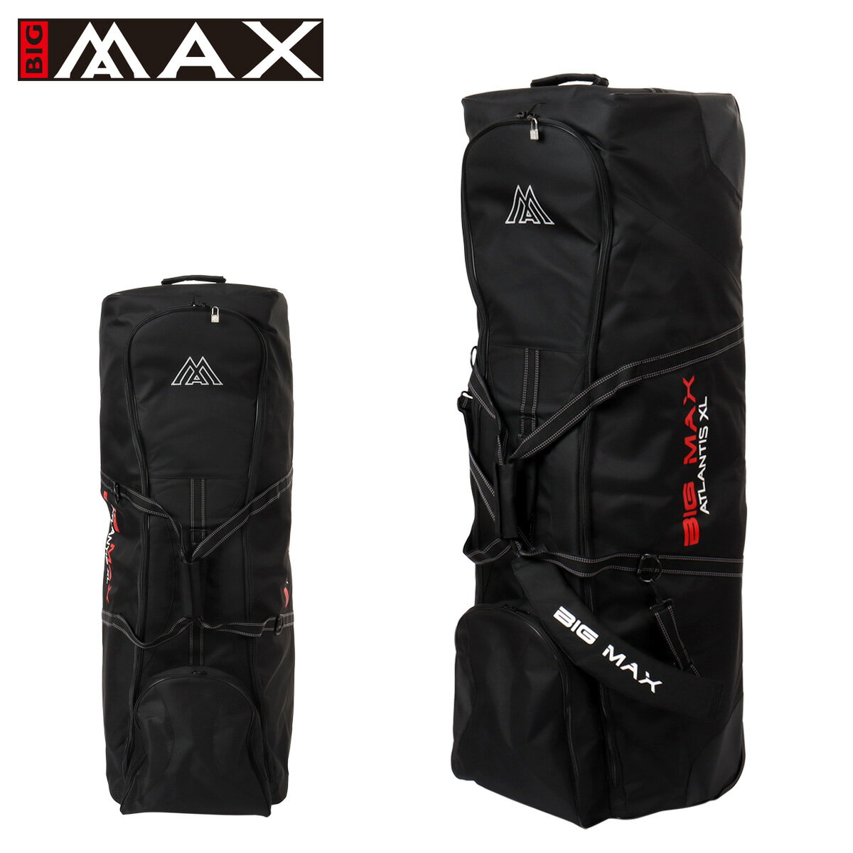 ITEM SPEC COLOR VARIATION ブランド：BIGMAX ビッグマックス 海外トラベル対応のキャディバッグカバー サイズ：約W130×H43×D43cm重量：約3.8kg カラー：ブラック 素材：表：ナイロン、裏：ポリエス...