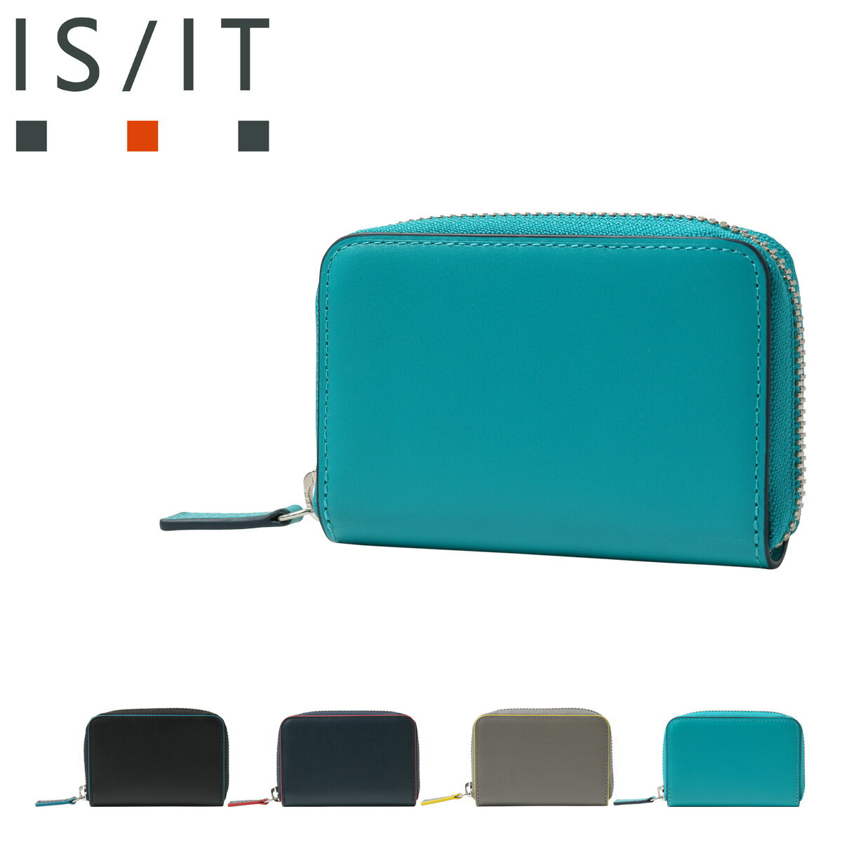 ISIT イズイット ミニ財布 カードケース ラウンドファスナー 923602 ワンハンド ブラックITEM SPEC COLOR VARIATION isit-923602ブランド：ISIT イズイット キャッシュレス派?現金派まで、片手...