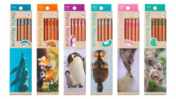 トンボ鉛筆 HelloNature.【2B】1ダース(12本入) 子ども達の自然を大切に思う気持ちを育むには、まず、動物や自然、環境について興味や関心を持ってもらうことが第一歩です。 「Hello Nature.」は環境に配慮してつくられ、...
