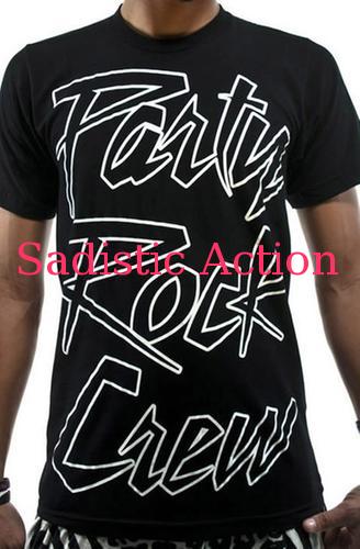 Party Rock Clothing Party Rock Crew Outline Tees BK/WH&nbsp;Party Rock Crew Outline&nbsp;Tees&nbsp;&nbsp;BLACK/WHITE原産国：...