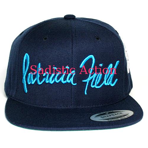 PATRICIA FIELD SIGNATURE HAT NV/TQPatricia FieldスナップバックCAPNAVY/TURQUOISEPatricia FieldスナップバックCAPNAVY/TURQUOISE