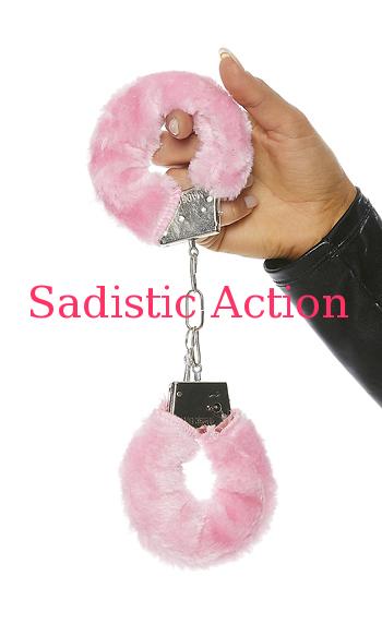Forplay Cuffin' It Close Fur HandcuffsフェイクファーハンドカフPINKUSAインポートランジェリー、USAインポートダンスウェア、USAインポートコスチュームForplay Cuffin' It Clo...