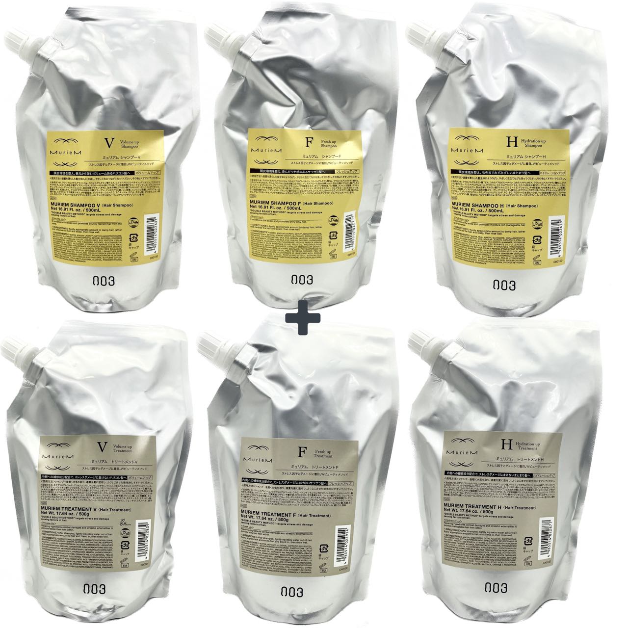 【商品名】 ミュリアムゴールド シャンプー & トリートメント 【内容量】 500ml & 500g 【商品説明】 いま、未来。 ずっと輝きつづける髪のために。 いまの髪は好きですか。 その髪をこれからも愛し続けたい、あなたへ。 髪は時とと...