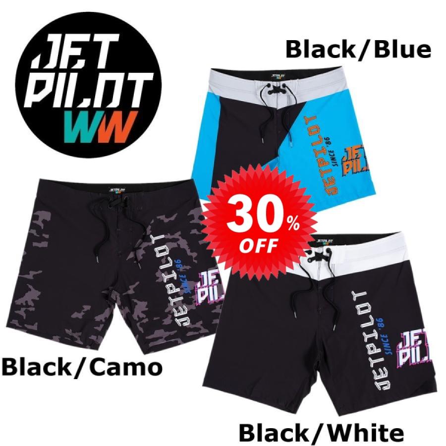 ・カラーリングが鮮やかなボードショーツです。 ・3種類のJETPILOTロゴも目を引きます。 ・ウェストは紐で調節ができます。 （範囲に限りがありますのでウエストサイズをご確認ください。） ・ポケット付き。 ★ ネコポス便/ゆうパケット便 ...