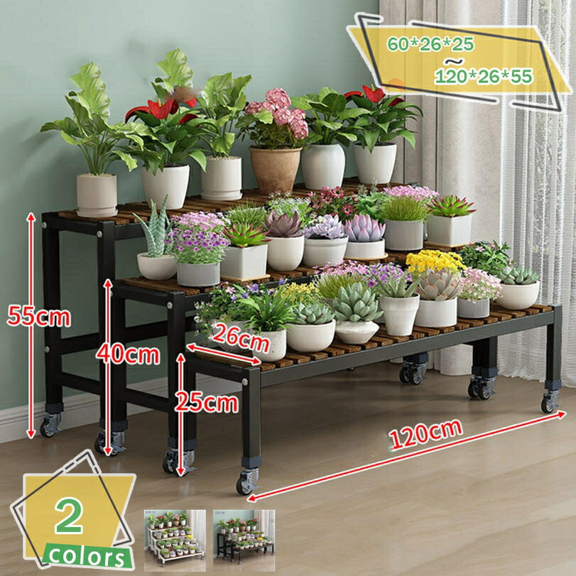 メイン素材：鉄【実用的で耐久性のある装飾スタンド】製品は金属製で、防錆塗装技術があり、丈夫で耐久性がある。植物や盆栽を展示するために、家の隅々に置くのに適しています。一般的には、庭、リビング、廊下、ベランダ、オフィスの緑化などのシーンで使用...