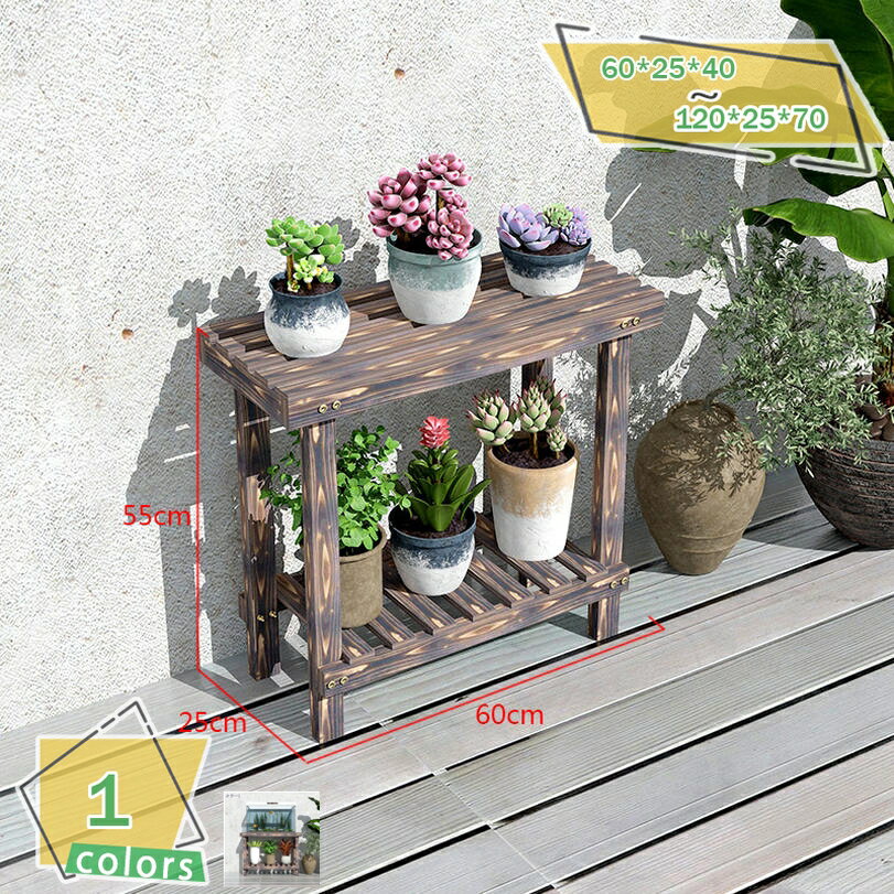 メイン素材：木【高い品質の木素材】フラワースタンドは高い品質の天然木製です。厚みのある素材、頑丈で耐久性がある。防水性、防湿性、耐腐食性，長期間の使用が可能。屋内外での使用に適している。【省スペース】スペースの合理的な使用，美しさと実用性を...