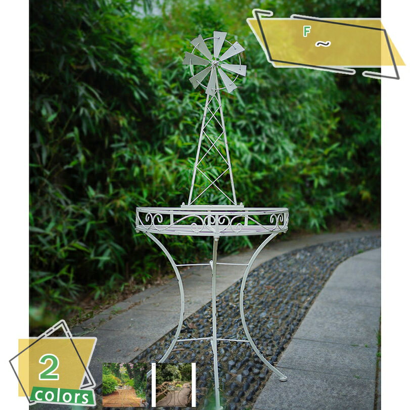 メイン素材：鉄【商品詳細】サイズ：長さ×幅×高さ：具体的なサイズは画像参照（スタッフ採寸のため、若干の誤差が生じる場合がございます）【材質&デザイン】ガーデンラック全体が防錆塗装鉄パイプのデザインになっています。鉄スタンドは家の装飾スタイル...