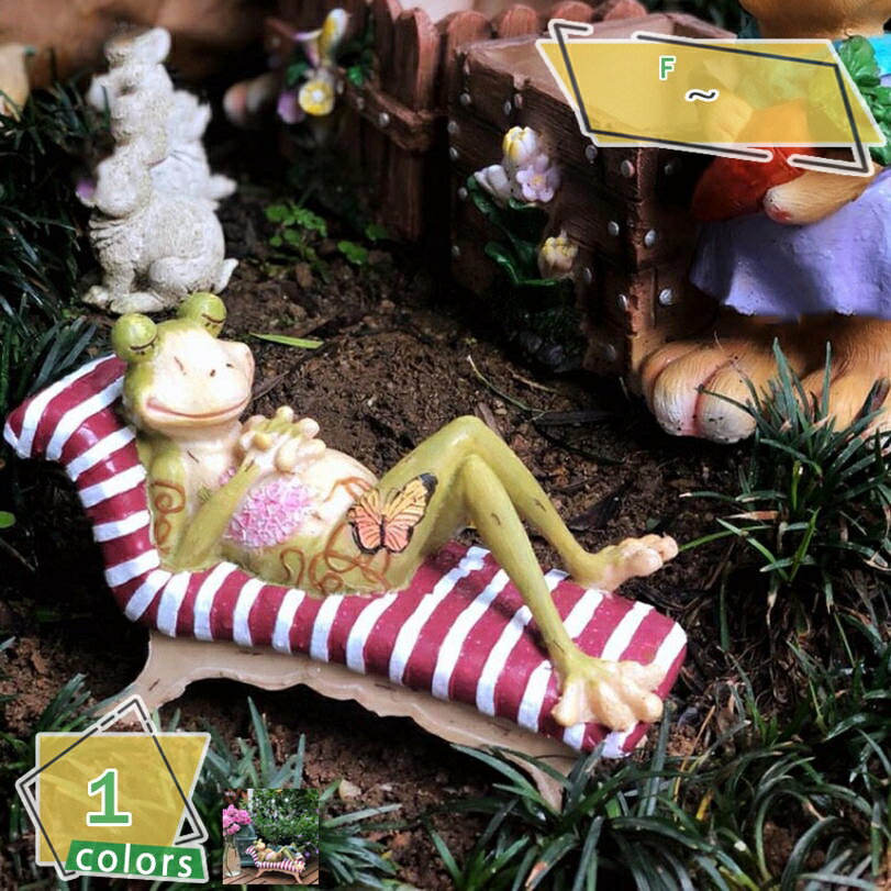 メイン素材：レジン★庭に飾ればガーデニングアイテムとして、可愛い世界の演出に一役買ってくれます。★室内に置いても、可愛さは変わりません。存在感があり、場所はとってしまいますが、自然と笑顔が目に入って、楽しい空間に変えてくれます。★ナチュラル...