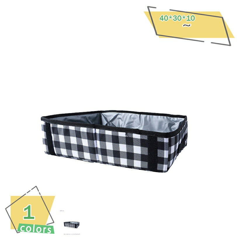 表地素材：オックスフォード内部素材：PVCサイズ :40*30*10cm。生地表：オックスフォード布、生地裏：防水コーティング 。内側は撥水加工されており、おしっこが染み込んでしまう心配が少なく、お手入れも簡単です。一時的な使用や予備の簡易...