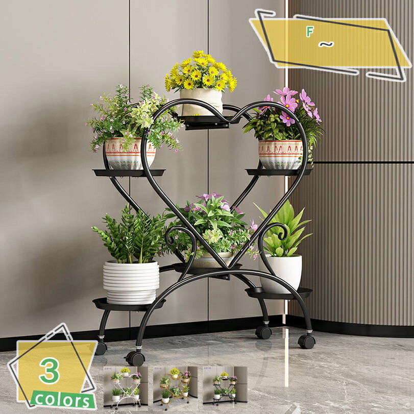 メイン素材：鉄【サイズ】長さ×幅×高さ：66×24×74cm（スタッフ採寸のため、若干の誤差が生じる場合がございます）【材質&デザイン】ガーデンラック全体が防錆塗装鉄パイプのデザインになっています。鉄スタンドは家の装飾スタイルに簡単に溶け込...