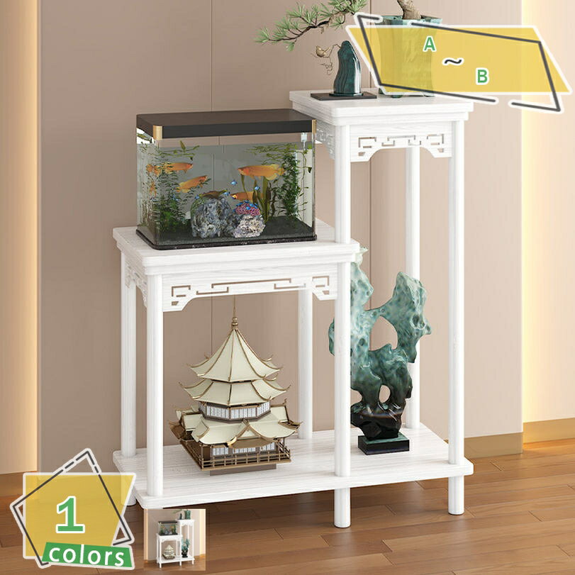 メイン素材：木【高い品質の木素材】フラワースタンドは高い品質の天然木製です。厚みのある素材、頑丈で耐久性がある。防水性、防湿性、耐腐食性，長期間の使用が可能。屋内外での使用に適している。【サイズ】長さ×幅×高さ：A=56*30*88CM B...