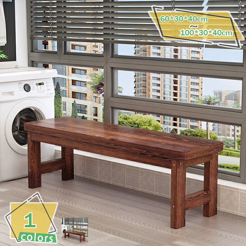 メイン素材：木◆【サイズ（cm）】：60*30*40cm 80*30*40cm 90*30*40cm 100*30*40cm； 　 材質：天然木；木の風合いと温もりを感じるダイニング。木目が美しいワイドダイニングベンチ。シンプルなフォルムで...