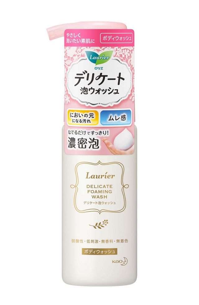 製品説明 製品詳細 〇やさしく洗いたい素肌に。 〇気になる「においの元になる汚れ」や「ムレ感」もすっきり！デリケートな肌も、もっちり濃密泡でやさしく洗える泡ウォッシュ。 〇弱酸性 〇低刺激 〇無香料 〇無着色 成分 水、グリセリン、PG、P...