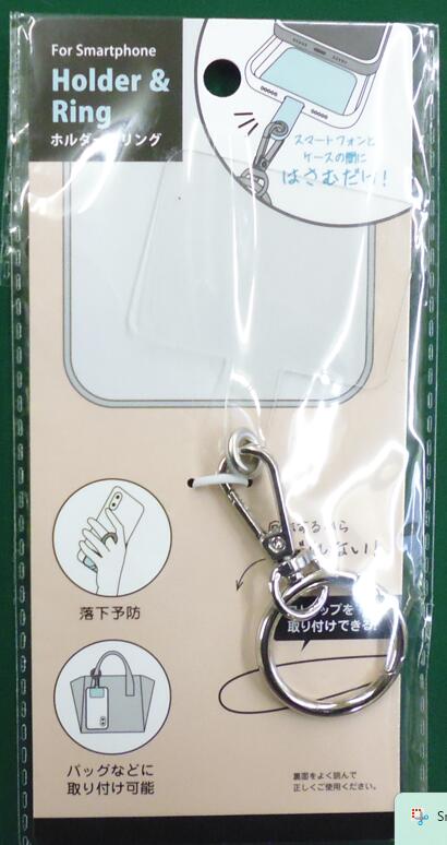 スマートフォン ストラップシート付 ナスカンリング 〇スマートフォンとケースの間にはさむだけ。 〇落下予防やバックなどに取り行け可能。 ※モニター間の色の相違や写真と微妙に色が異なる場合がありますのでご了承ください。 ※在庫限り。 材　質：...