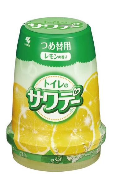 小林製薬 サワデー 気分すっきりレモンの香り つめ替 140g 〇レモンの香りがトイレ空間に心地よく薫ります。 ※誤食に注意 ＜成分＞ 香料、両性界面活性剤系消臭剤、界面活性剤（非イオン）、色素、ゲル化剤 使用期間：約1～2ヶ月間持続します...