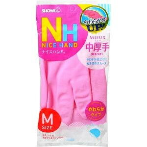 ≪商品説明≫ 「やわらかい」・「すべりにくい」・「ぬぎはめしやすい」の特徴をそのままに！独自の加工により、高いスベリ止め効果を発揮。ぬぎはめしやすくするため、手袋内面に繊維を植毛。 ●ビニール手袋 ●中厚手 ●植毛加工 ●種別：M ●色：ピ...