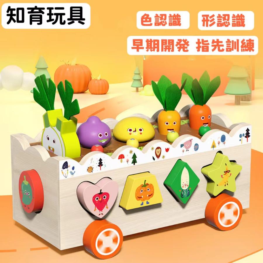 この木のおもちゃで遊んでいる間、赤ちゃんは細かい運動能力、手と目の協調、形の認識、集中力を発達させることができます。 子供の啓発のための良い教育玩具で、子供たちは遊びながら学ぶことができます。 玩具は無垢材で作られており、耐久性があります。...