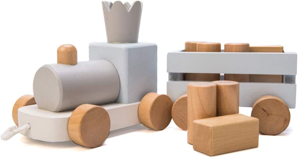 1.【子供の自発的な遊びをサポート】「のせて　ひっぱって　たのしい　クラウントレイン」は、子どもが自分で紐を引っ張るとおもちゃがそれにあわせて動きます。 走っている姿そのものが可愛らしく、大人にも人気。 2.【手作り感のある温もりのある素朴...