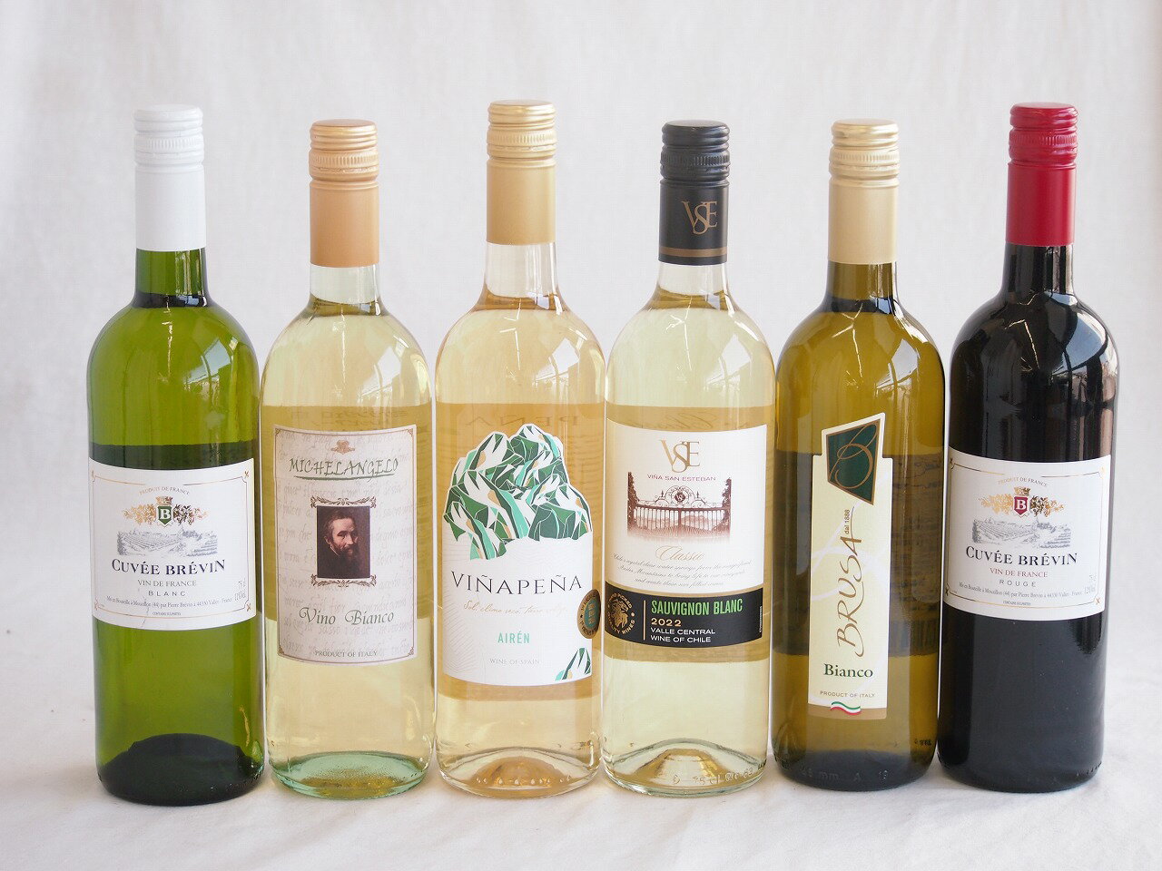 感謝セール企画第16弾！白ワインファンの方、毎日飲む方の為に、美味しいワインだけ集めた6本セット！高品質のワイン6本セット(白5本赤1本)4カ国(スペイン白、イタリア白2本、チリ白、フランス白、フランス赤)とワインの美味しいところばかりです...