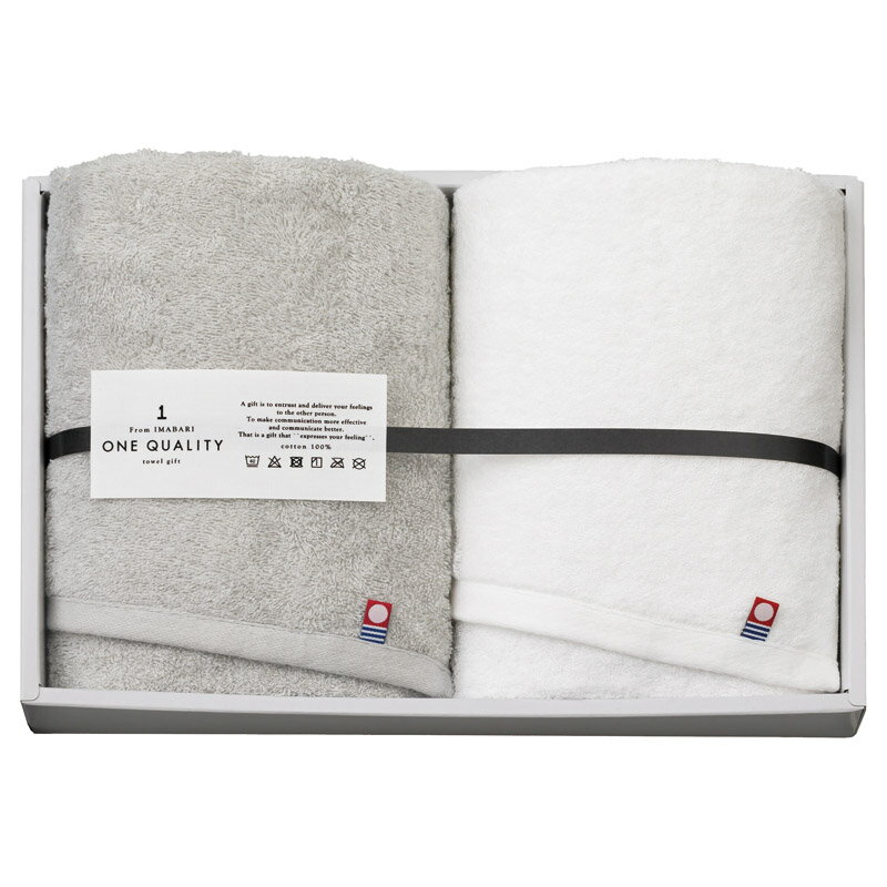 伝えたい大切な気持ちを、こだわりの今治タオル“ONE QUALITY”に込めて。お祝いや感謝の思い、ご挨拶など、気持ちを託すのにぴったりなタオル。綿の単糸を今治の技でふわっと織り上げたクオリティ溢れる逸品は、心がしっかりと伝わり、どなたにも...