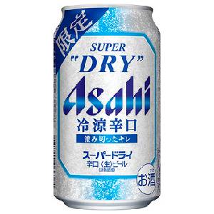 【スーパードライ　冷涼辛口】「冷涼感際立つ、新感覚のスーパードライ」　冷涼感を生み出すホップを一部使用し、醸造工程内でビールを0度以下で貯蔵（コールド製法）することで、飲んだ瞬間の澄み切ったうまさを実現しました。未体験の冷涼感を味わえる、数...