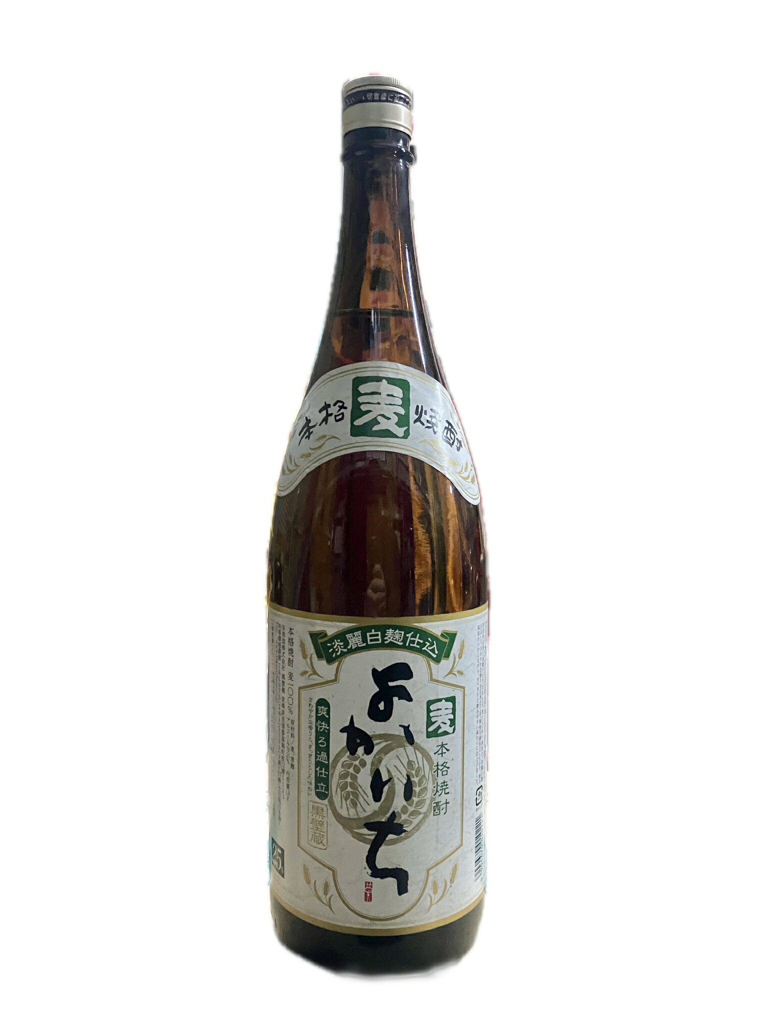 本格麦焼酎　麦よかいち　爽快ろ過仕立て　淡麗白麹仕込　1800ml　25度 送料無料 さわやかな香りと、すっきりとした味わい。＊北海道、沖縄、離島などの一部地域では別途送料がかかります。＊当店後払い決済をお断りしております。 5