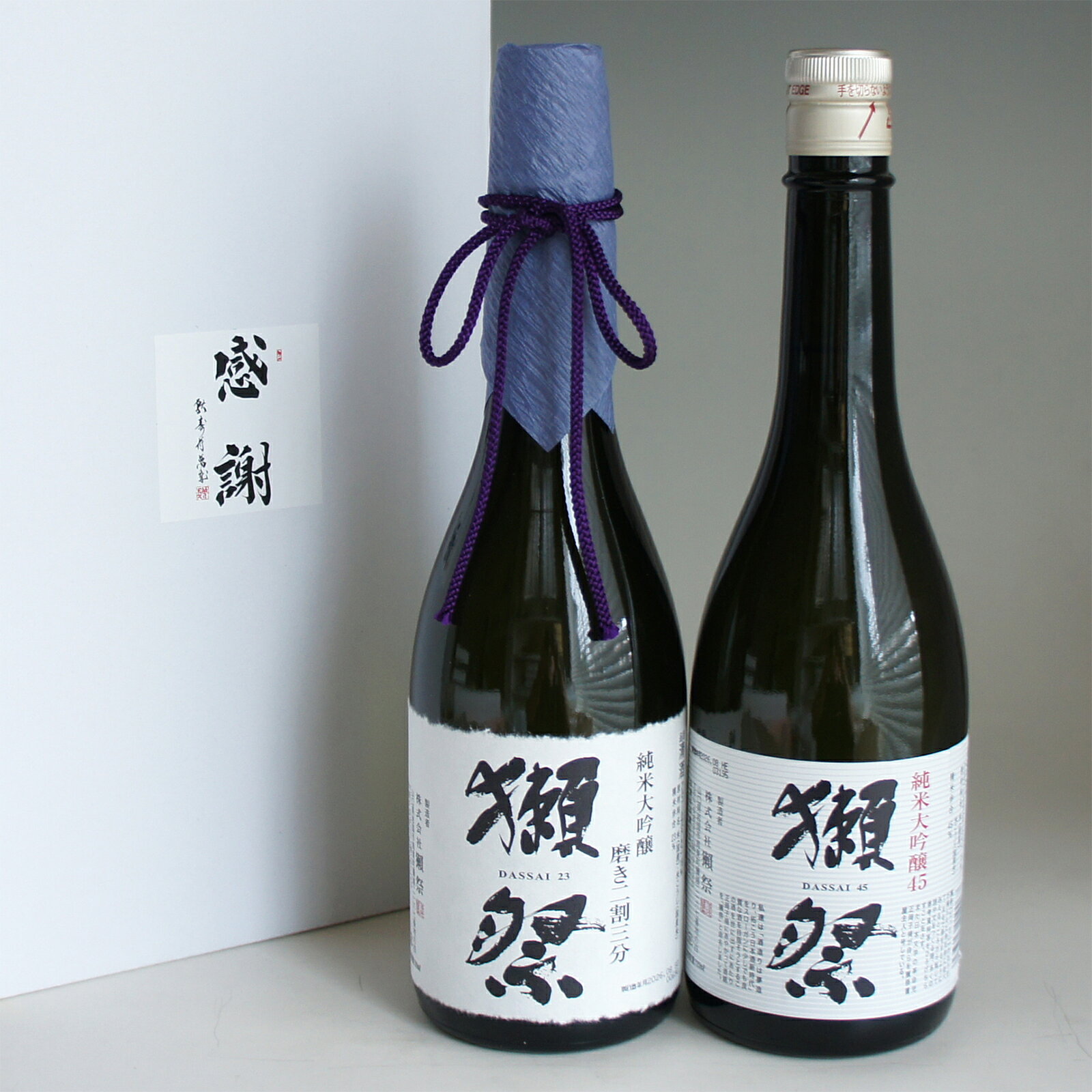 -------------------------------- ・獺祭 純米大吟醸 23 磨き二割三分 720ml 1本 ・獺祭 純米大吟醸 45 720ml 1本 ・商品代金の他に「箱代 送料 」が含まれております。 ---------...