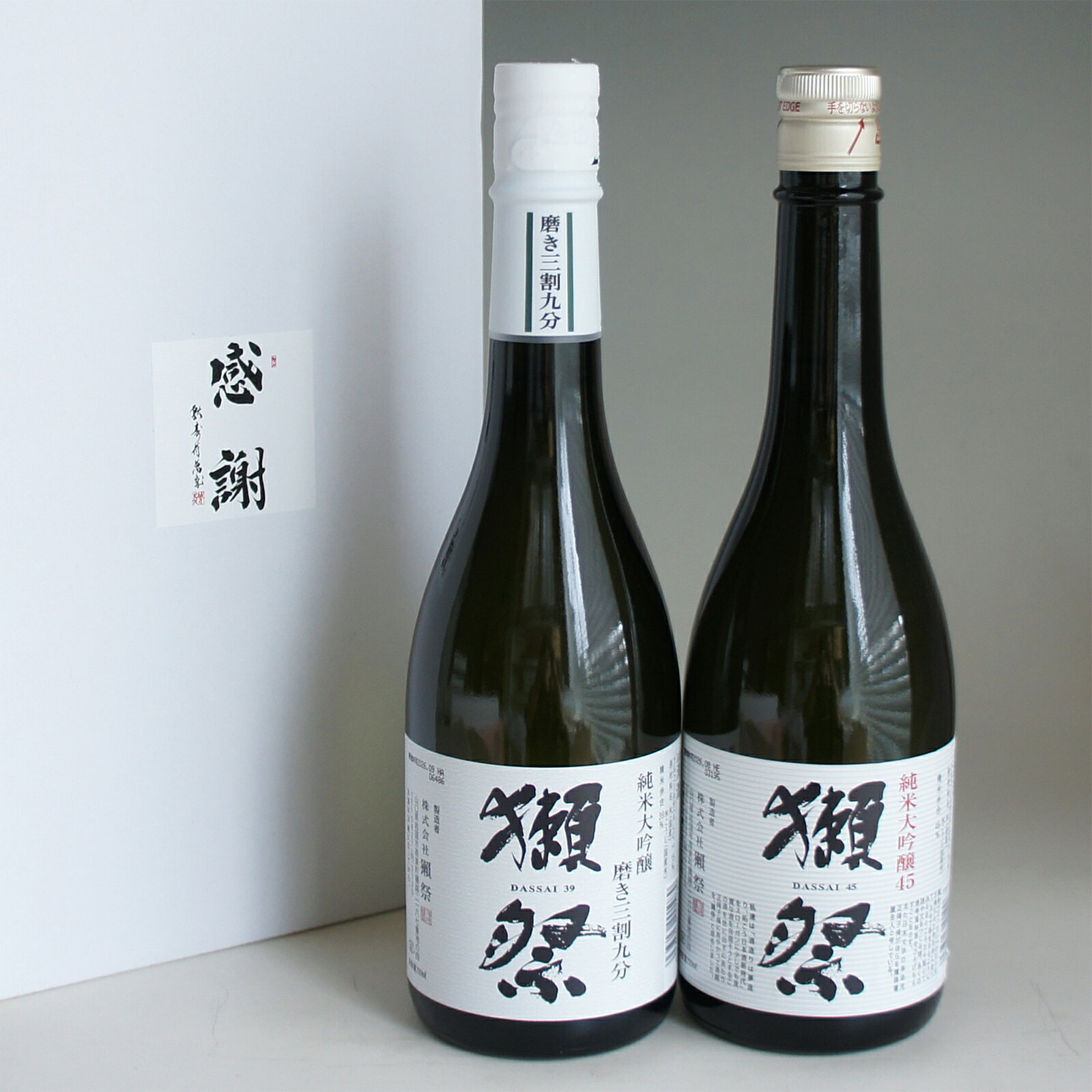 -------------------------------- ・獺祭 純米大吟醸 39 磨き三割九分 720ml 1本 ・獺祭 純米大吟醸 45 720ml 1本 ・商品代金の他に「箱代 送料 」が含まれております。 ---------...