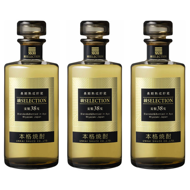 商品詳細 ■商品番号 276016 ■商品種別 麦焼酎 ■内容量 720ml×3本 ■アルコール度数 38度 ■麹菌 麹 ■蒸留方法 蒸留 ■メーカー 雲海酒造（株） ■原材料 大麦・大麦麹 コメント 厳選された麦を原料に、宮崎・綾の日本有...