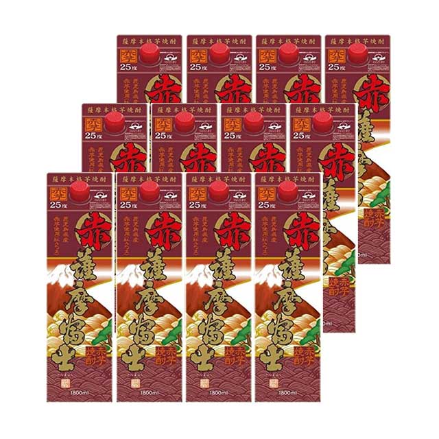 商品詳細 ■商品番号 113052 ■商品種別 芋焼酎 ■内容量 1800ml×12本 ■アルコール度数 25度 ■麹菌 白麹 ■蒸留方法 常圧蒸留 ■メーカー 濱田酒造 ■原材料 鹿児島県産さつま芋/米麹（国産米） コメント 鹿児島県産の...