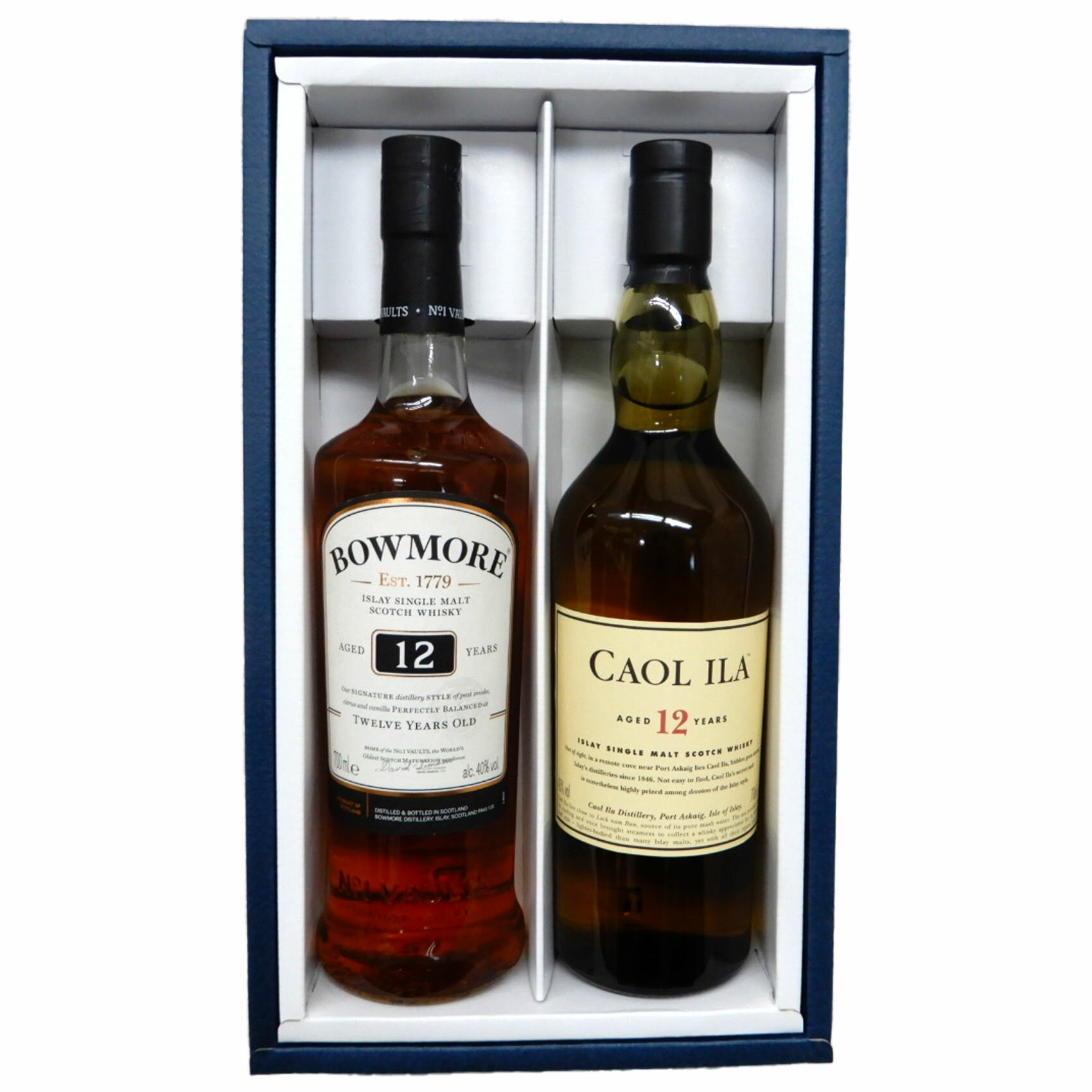 【カリラ12年 43度700ml】　CAOL ILA 12years フレッシュ、甘くフルーティで、スムーズなボディのカリラ12年は、淡い麦わらの色とデリケートなバランスの味わいを持ちます。 クリーンで食欲をそそる香りの中にかすかな柑橘系の...