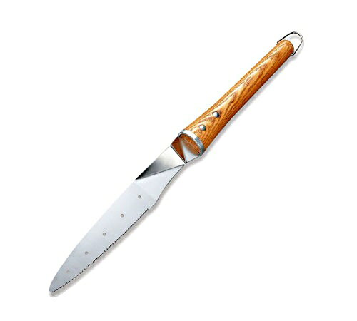 ※ご注意 掲載している商品画像は仕様変更前のものとなります 鉢の植え替え、移植作業、株分け、根さばきに。1インチ（約25.4mm）ごとに目盛付き。 根の張った鉢の植え替え、移植作業に。海外の評価も高く、園芸家の方も愛用されています。 刃物用...
