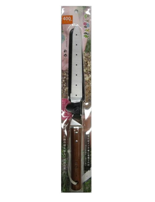 鉢の植え替え、移植作業、株分け、根さばきに。1インチ（約25.4mm）ごとに目盛付き。 根の張った鉢の植え替え、移植作業に。海外の評価も高く、園芸家の方も愛用されています。 刃物用ステンレス鋼総焼入加工なので頑強、研ぎ直し使用可能です。 サ...