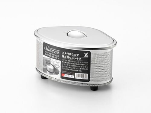 ■材　質： 本体・フタ：18-8ステンレス 　脚ゴム：合成ゴム ■寸　法：約179×124×108mm ■重　量：約198g ■販売元：株式会社ヨシカワ（新潟県） ■製造国：日本