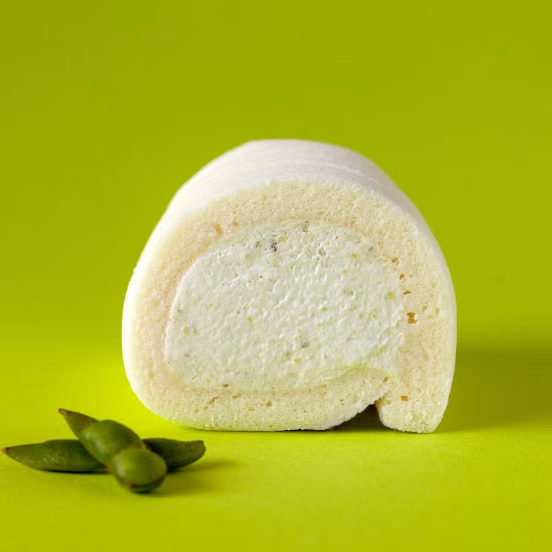 名称洋菓子原材料クリーム、乳等を主要原料とする食品、卵、砂糖、小麦粉、枝豆（遺伝子組み換えでない）、牛乳、植物油脂、食塩、トレハロース、膨張剤、乳化剤、安定剤（加工澱粉）、pH調整剤、香料、増粘多糖類、（原材料の一部に大豆、ごまを含む）内容...