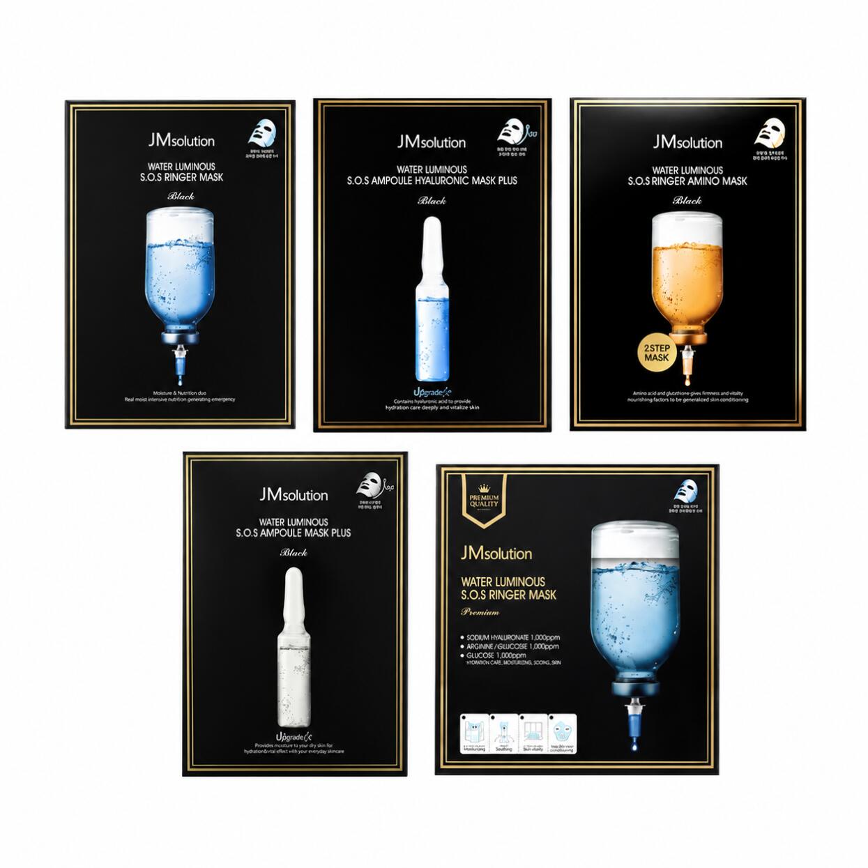 肌乾燥や突然のトラブルに素早くアプローチする JMsolution Water Luminous SOSシリーズ あなたの肌悩みに合わせ最適なケアが選べるラインナップ 毎日のケアでうるおいに満ちたみずみずしい肌へ Ringer Mask #...